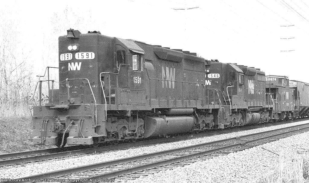 N&W SD-40 1591